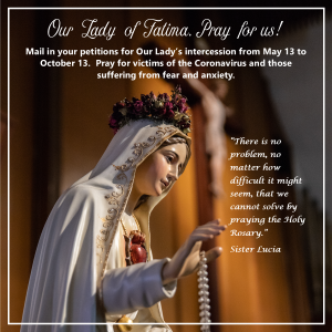 Fatima Prayer Petitions - Our Lady of Peace Shrine and Church